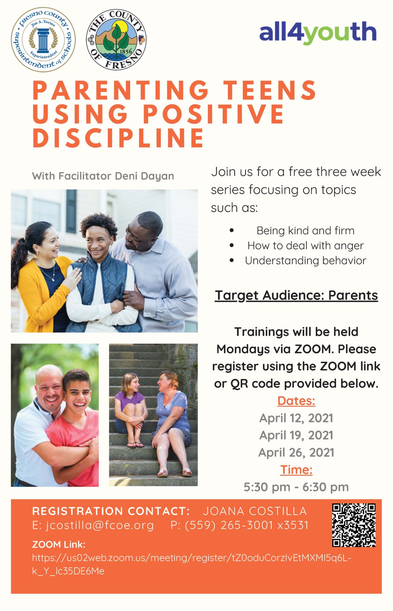 Free Parent Seminar: Parenting Teens Using Positive Discipline | WUSD
